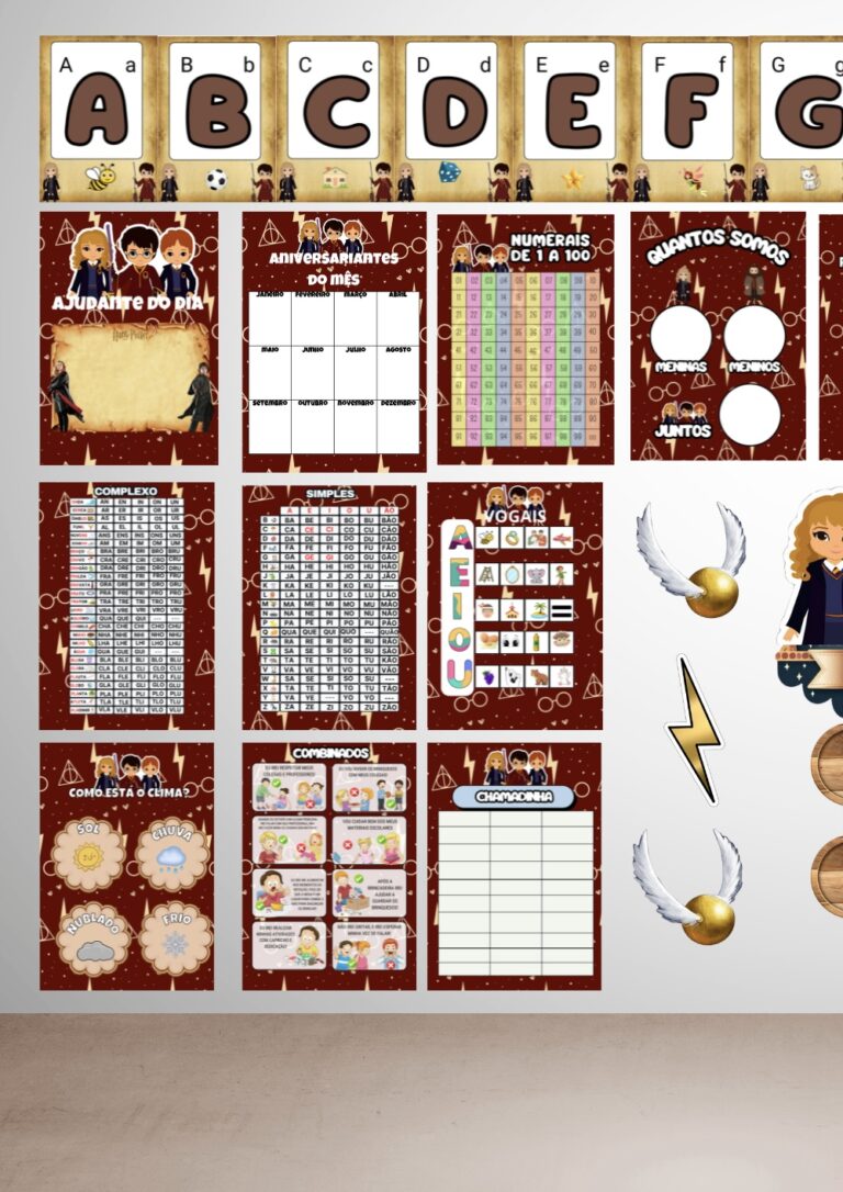 Kit Sala de Aula Harry Potter – Aprender com Magia Todos os Dias – Prof ...